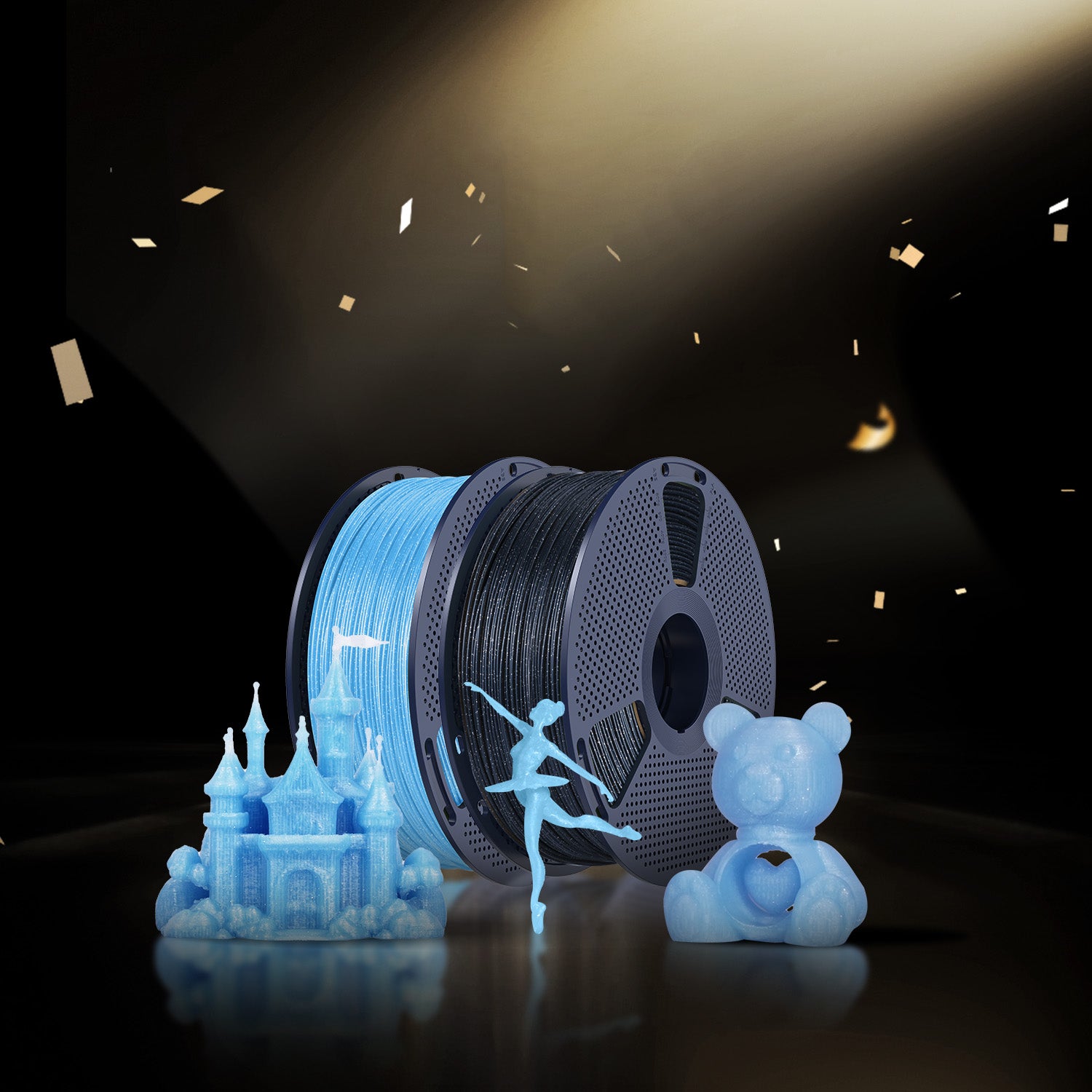 Bundle Offer SUNLU Glitter filament | Twinkling PLA, glitter PLA