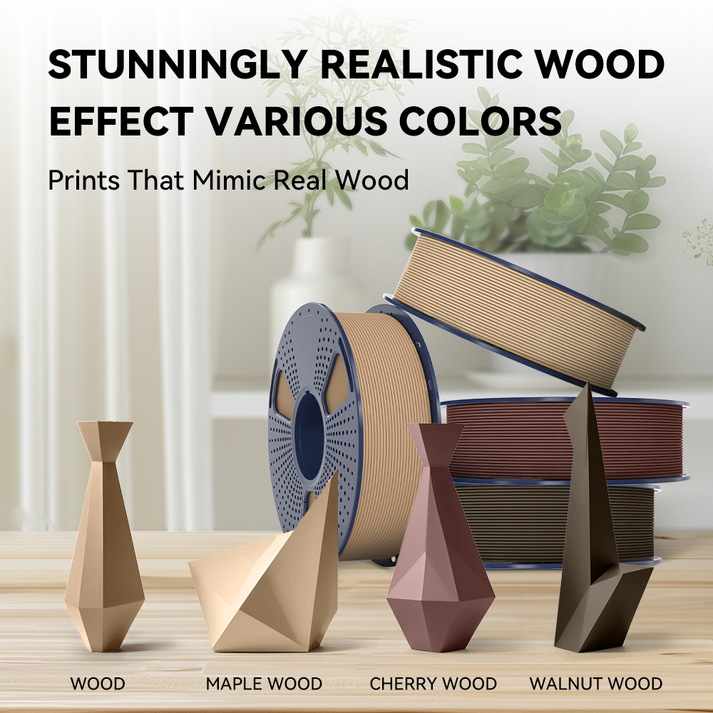 SUNLU Optimized Wood PLA 3D Printer Filament 1KG | SUNLU Online Store