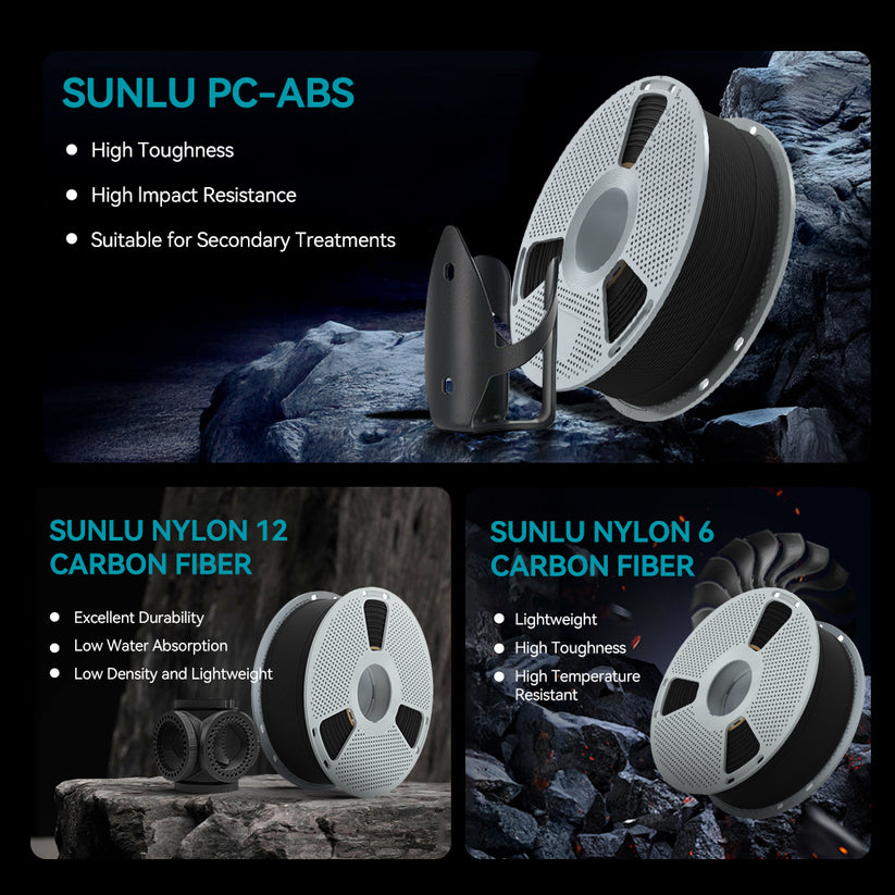 SUNLU PC-ABS High-performance 3D Printing Filament | SUNLU Online Store