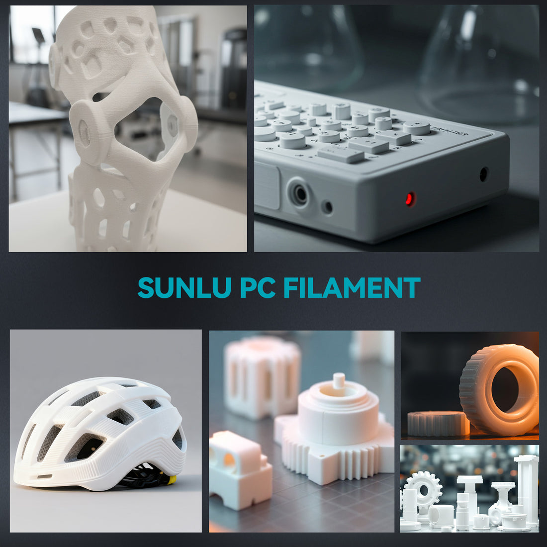 PC (Polycarbonate) 3D Printer Filament 1KG | SUNLU Online Store