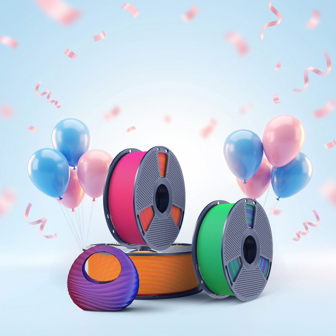 SUNLU PLA Matte Dual-Color 3D Filament 1KG | SUNLU Online Store
