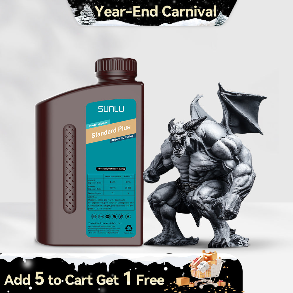 SUNLU standard resin plus, standard resin+ 1KG