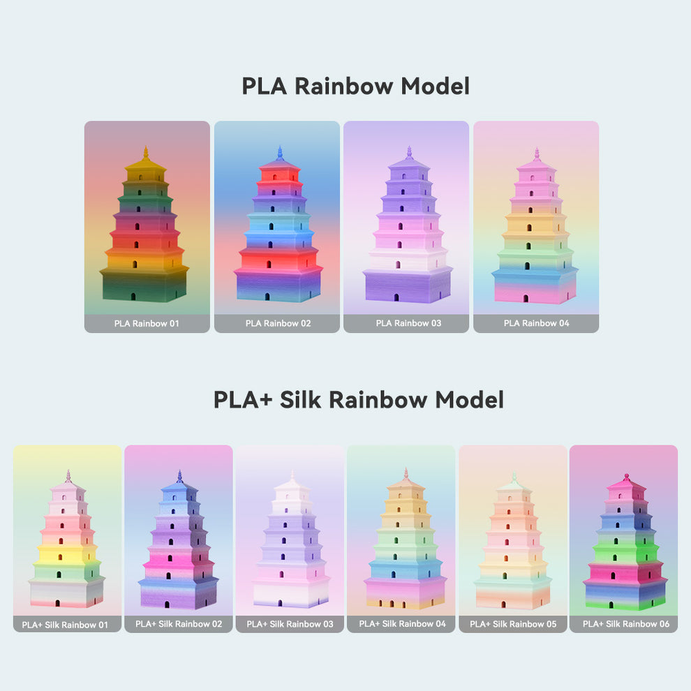 SUNLU PLA & SILK Rainbow Filament -SUNLU Official Store