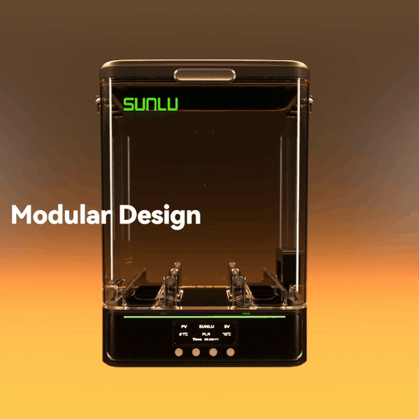 SUNLU FilaDryer SP2, 2-in-1 Filament Dryer Combine with Storage Box Up ...