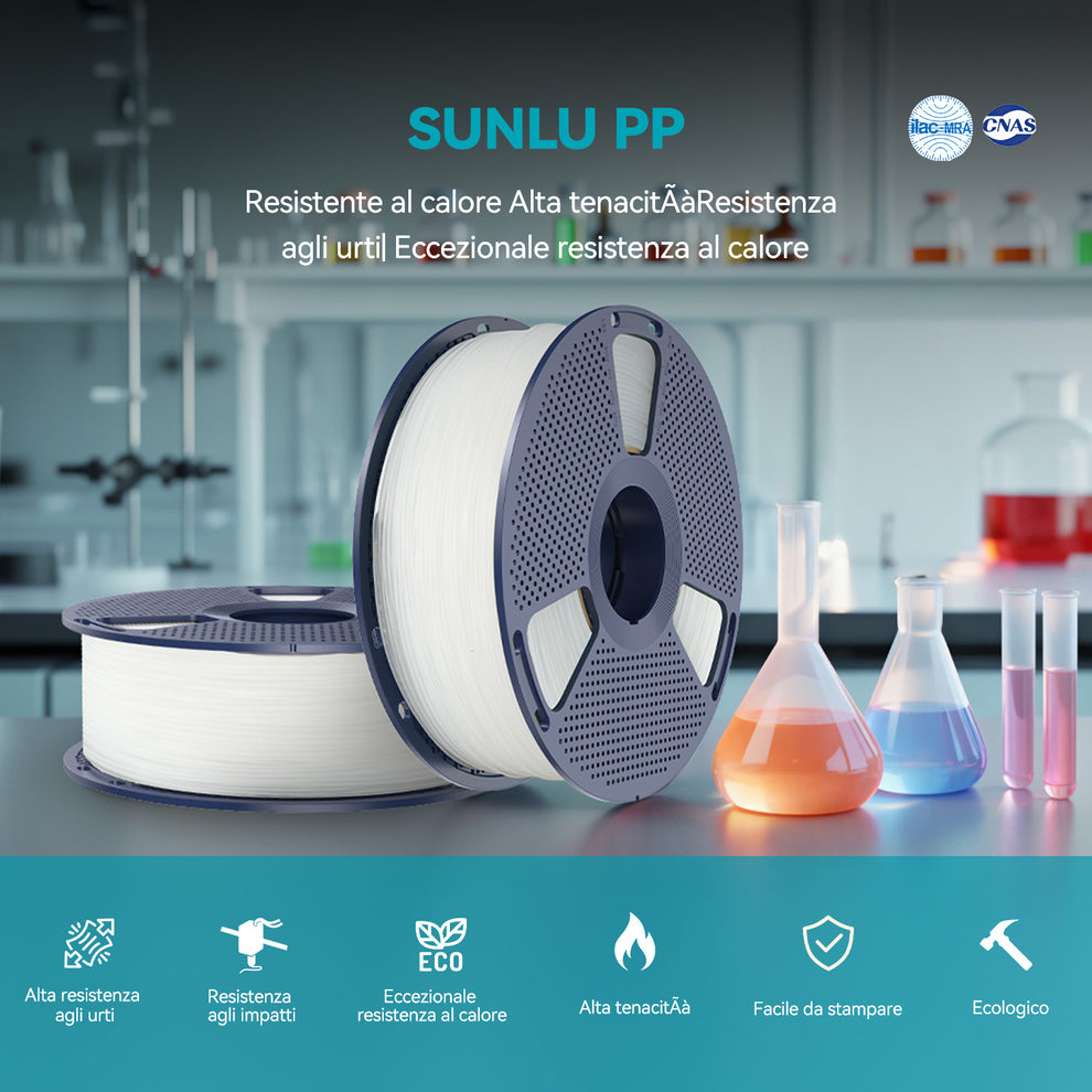 PP (Polypropylene) 3D Printer Filament 0.8KG | SUNLU Online Store
